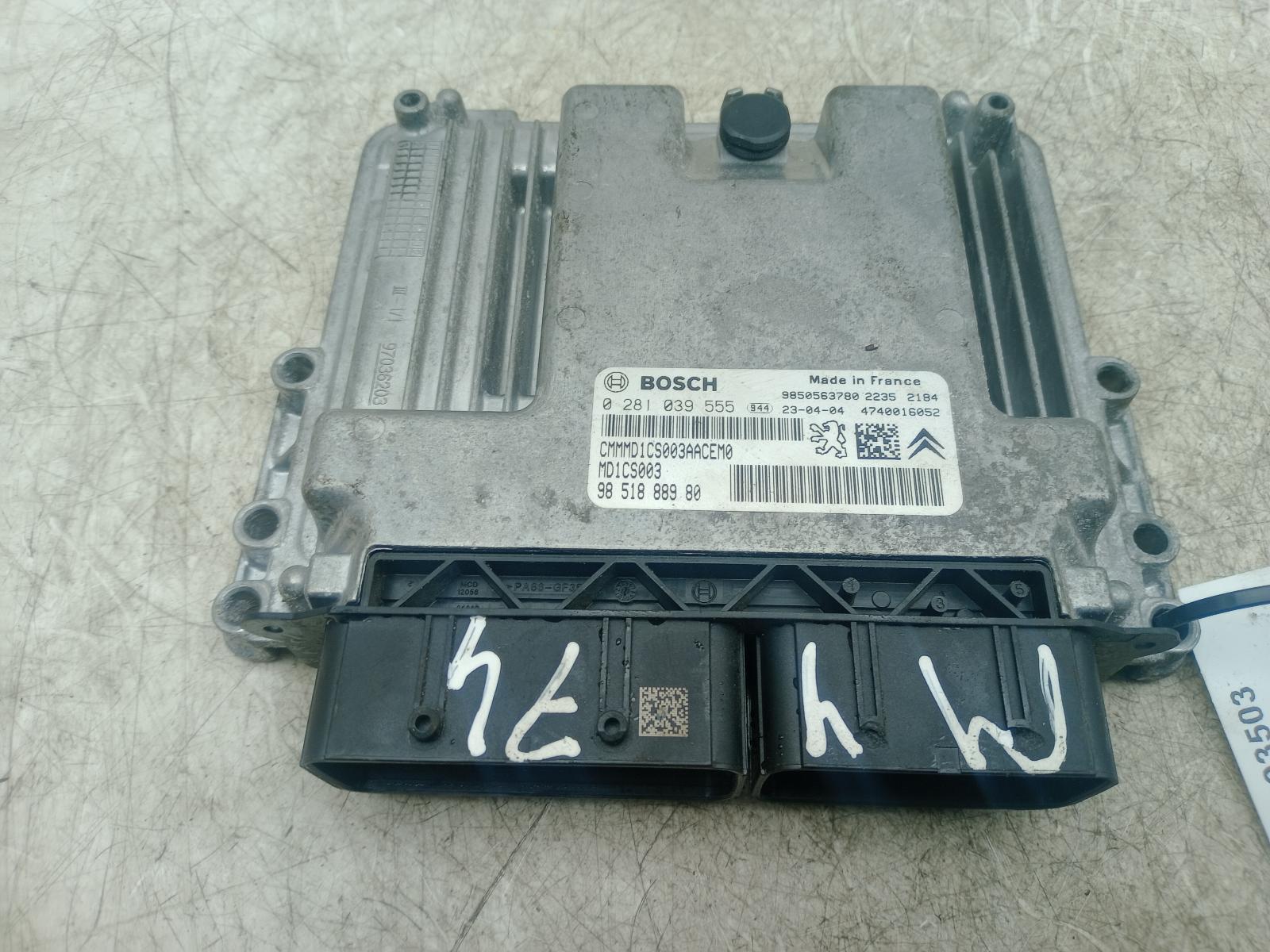 CITROEN BERLINGO ENGINE Control Module Ecu 1.5 Diesel 9851888980 Mk3 ...